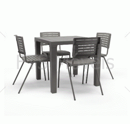 Mesa Plaxmetal NIALA pvc | FTS Móveis